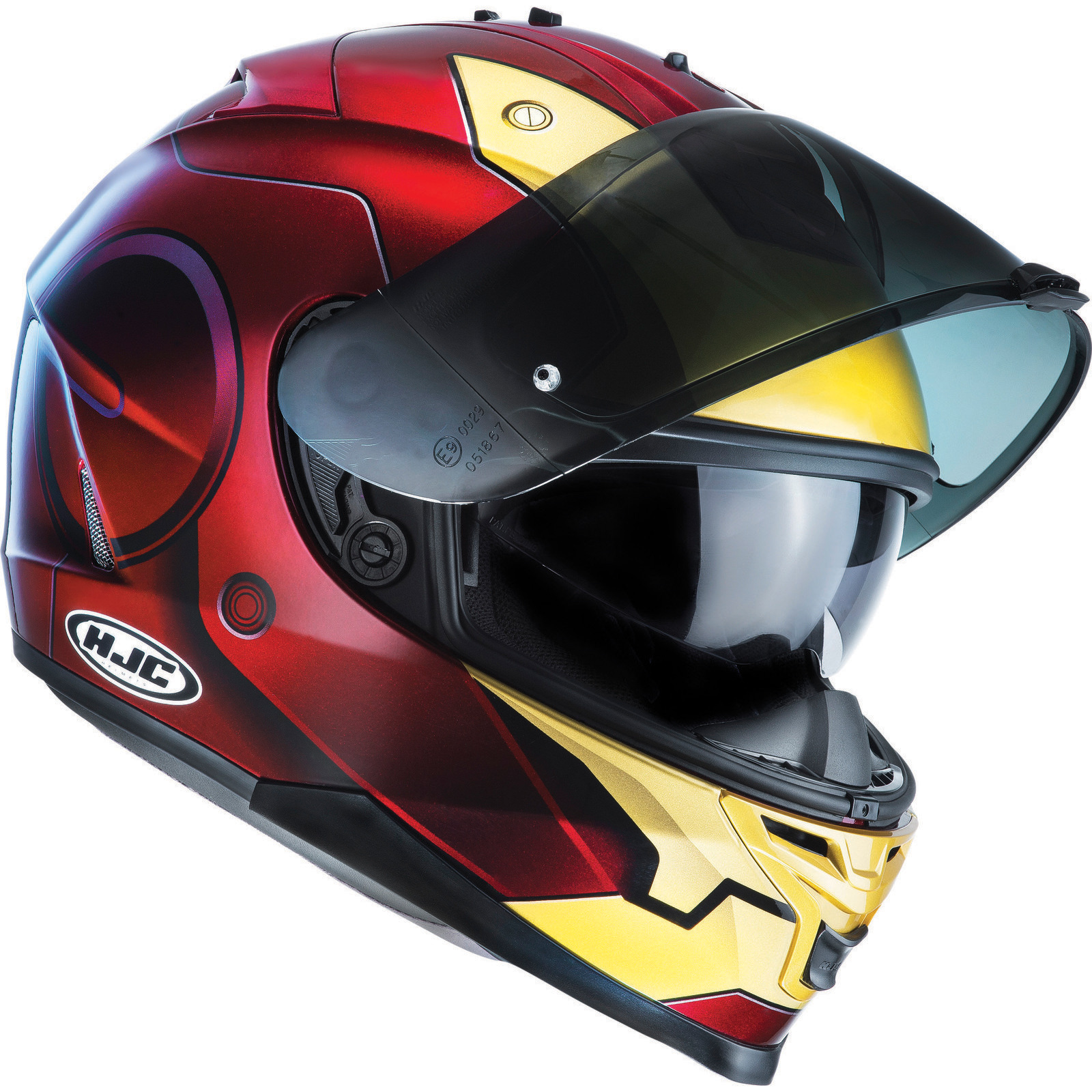 HJC IS 17 Iron Man Motorcycle Helmet Limited Edition Marvel Ironman 