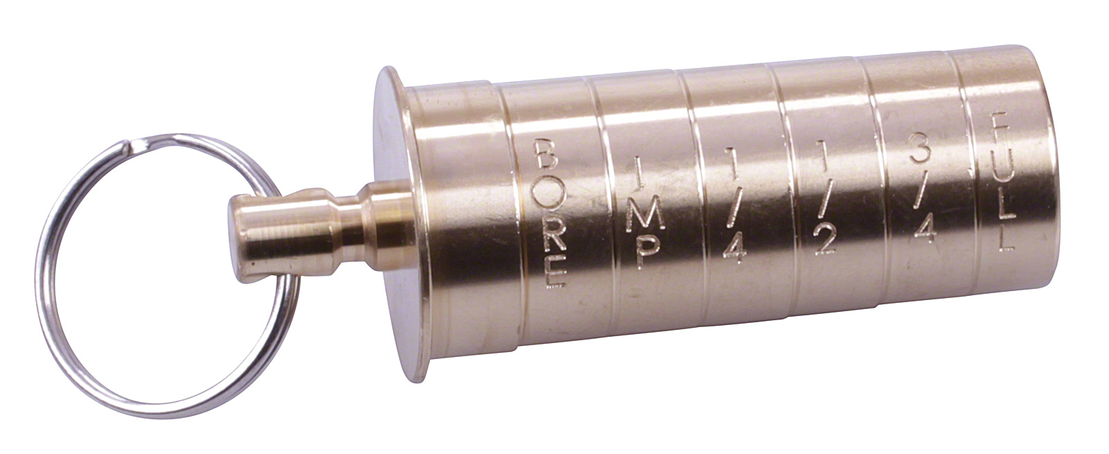 Bisley Shotgun Brass Choke Gauge 12g 20g Identifier Bore Keyring