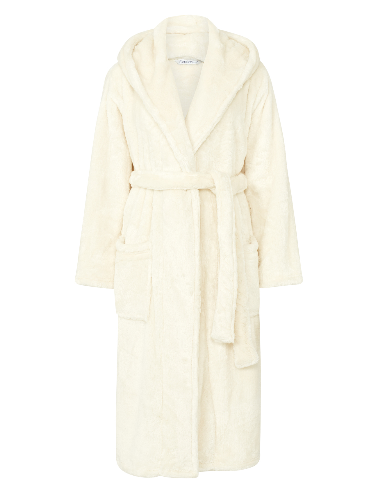 Dressing Gown Luxury Super Soft Thick Fleece Ladies Hooded Slenderella
