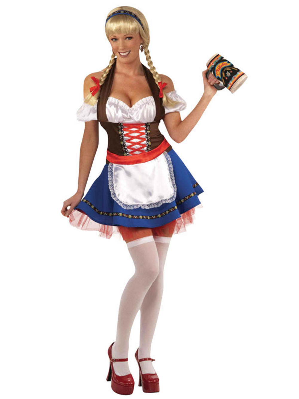 Ladies German Girl Sexy Bavarian Oktoberfest Fraulein Fancy Dress