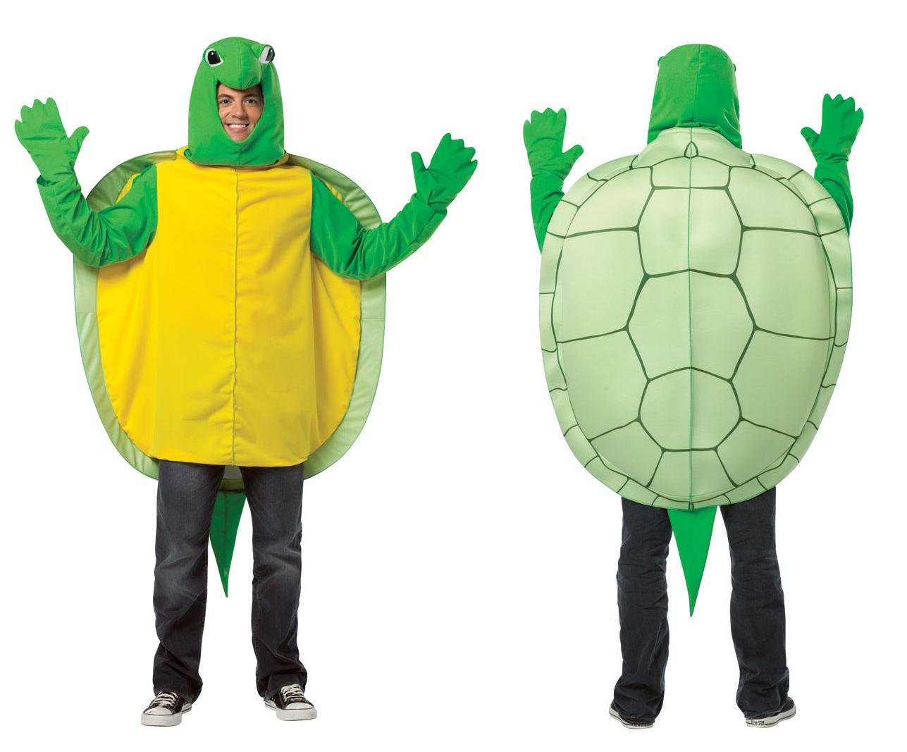 Adult Turtle Animal New Fancy Dress Costume Mens Ladies Gents Women ...
