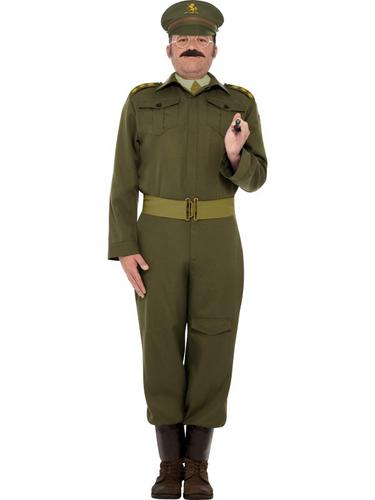 Ww2 British Homeguard Soldier Costume Mens 40s Military Armed Forces