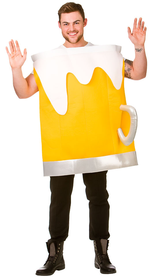 Alcohol Drink Bottles Mens Costumes Stag Night Fun Adults Fancy Dress