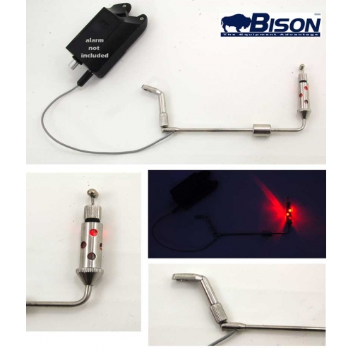 BISON STAINLESS STEEL ILLUMINATED SWING BITE INDICATOR | eBay