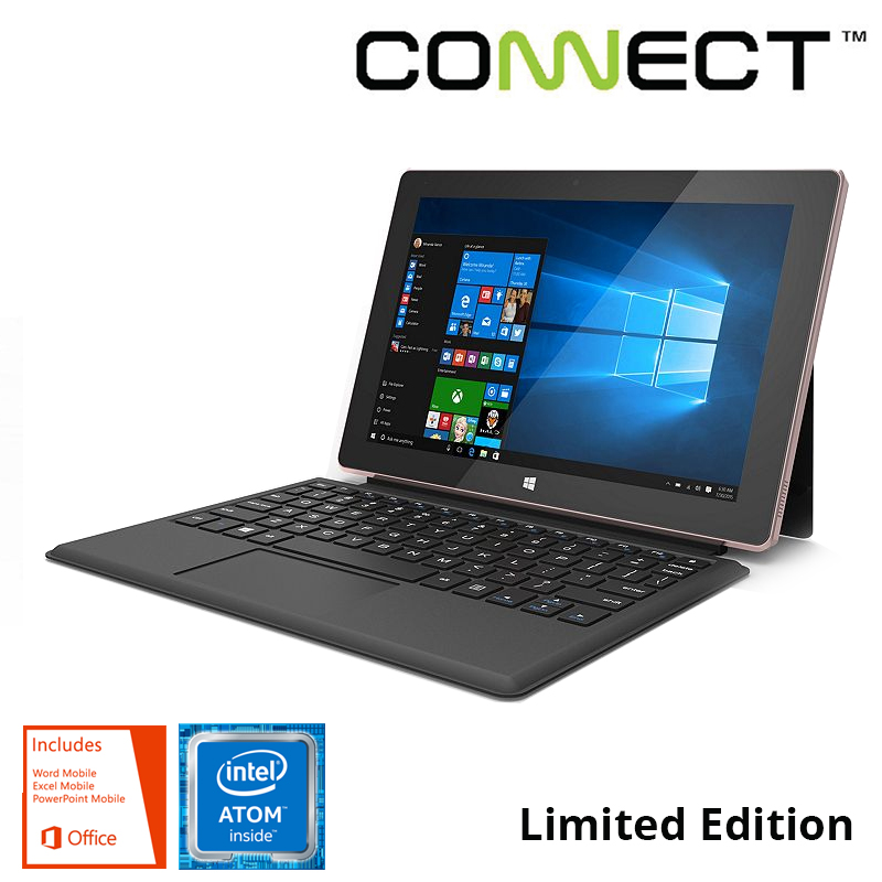 Viglen Connect 10 1 2 In 1 Laptop Tablet With Keyboard Intel Atom 2gb