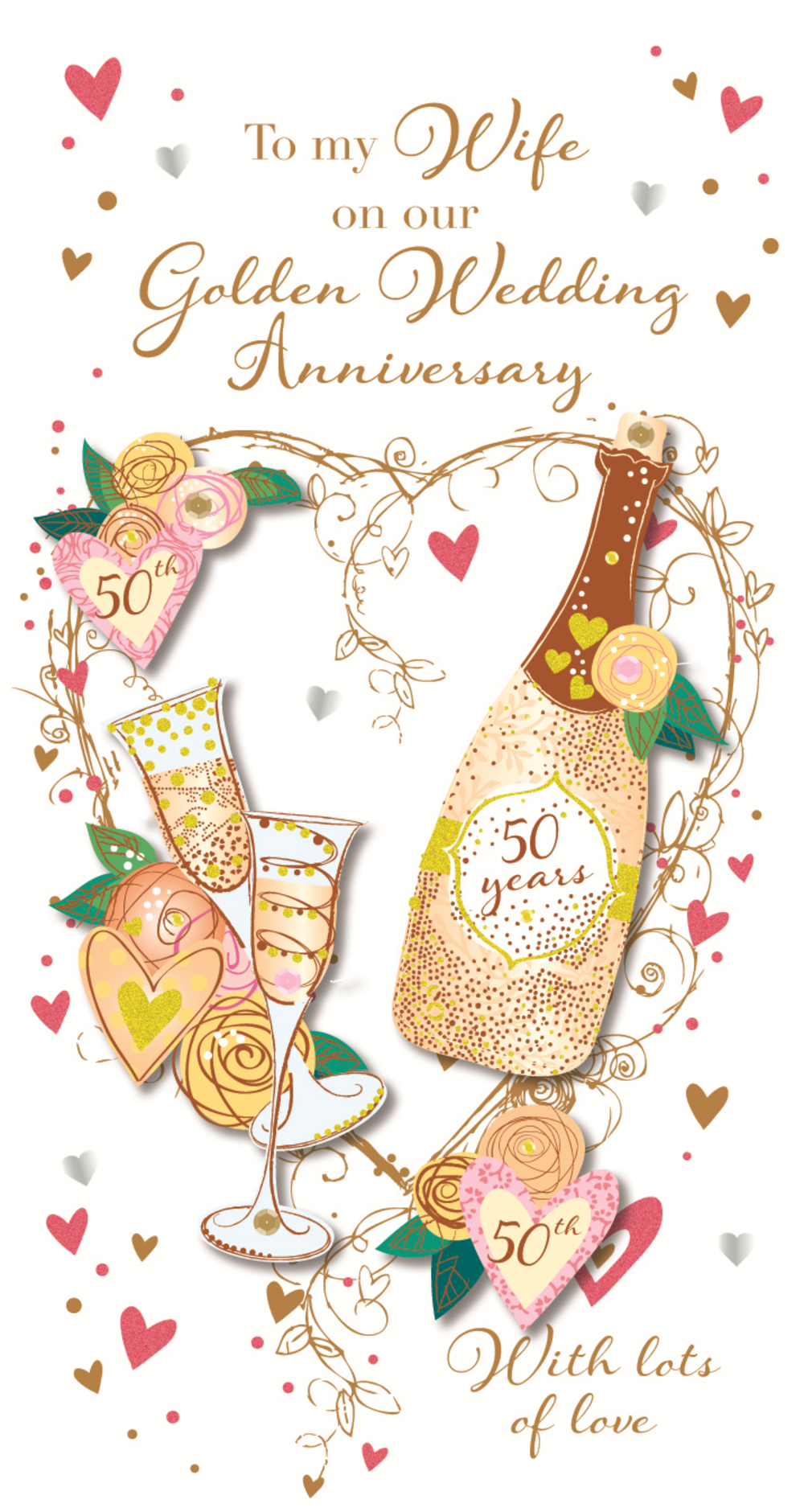 Printable 50th Wedding Anniversary Cards Printable Templates Free