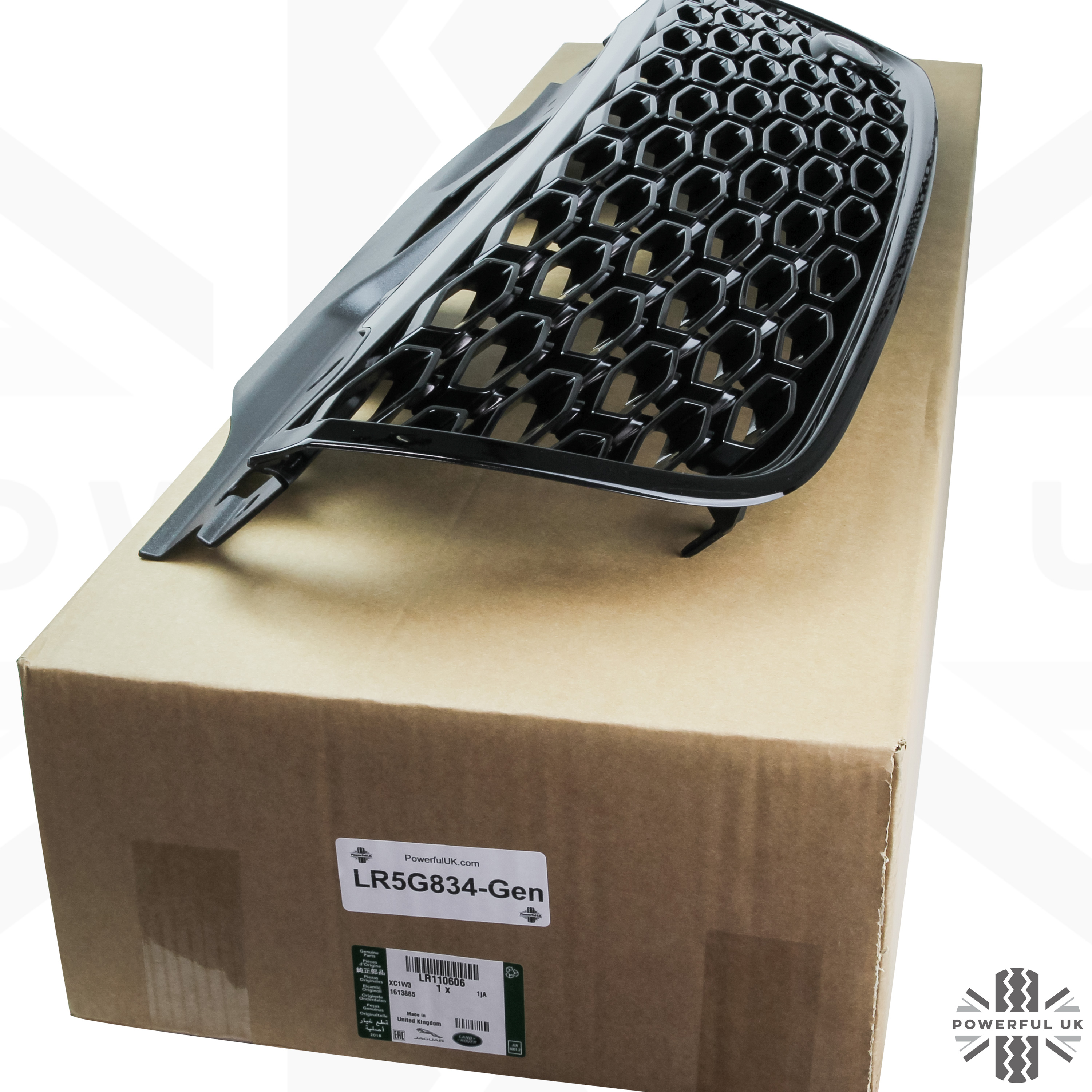 Genuine New Land Rover Discovery 5 Dynamic front grille Narvik Black ...