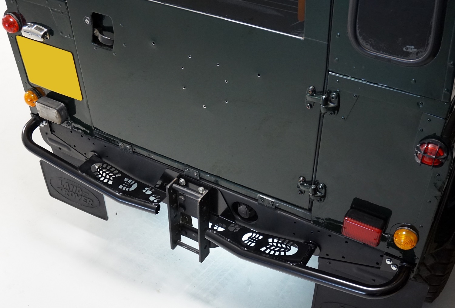 HSX Rear Step Bumper for Land Rover Defender 90 110 back corner NAS SVX ...