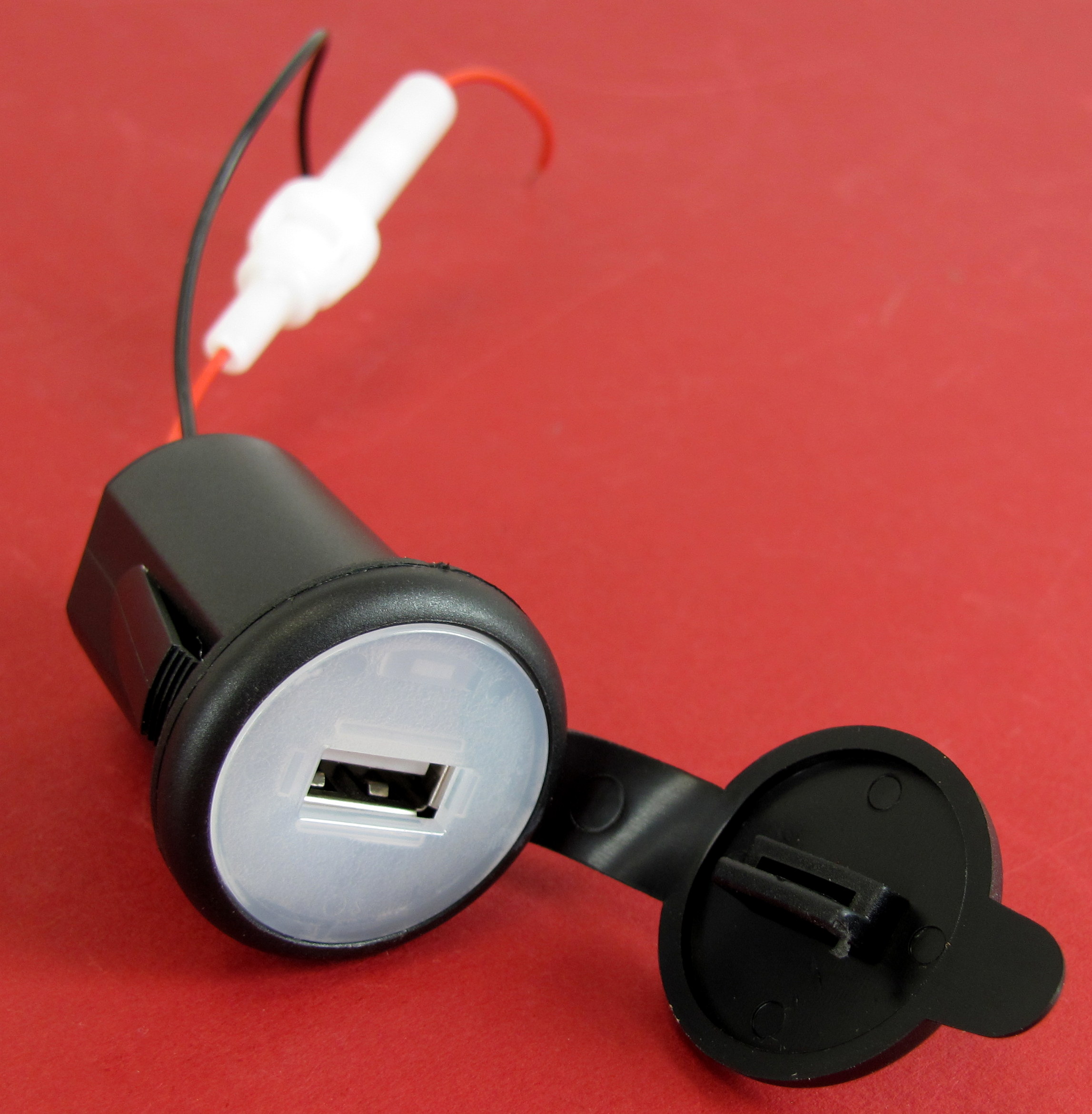 12v Flush mount USB outlet socket caravan motor home camper van vw ...