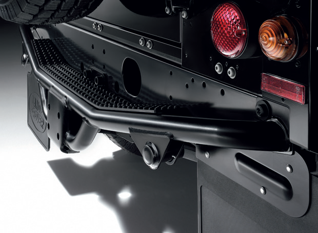 Rear Tow Bar Step Bumper for Land Rover Defender 90 SVX STC50269 83-06 ...