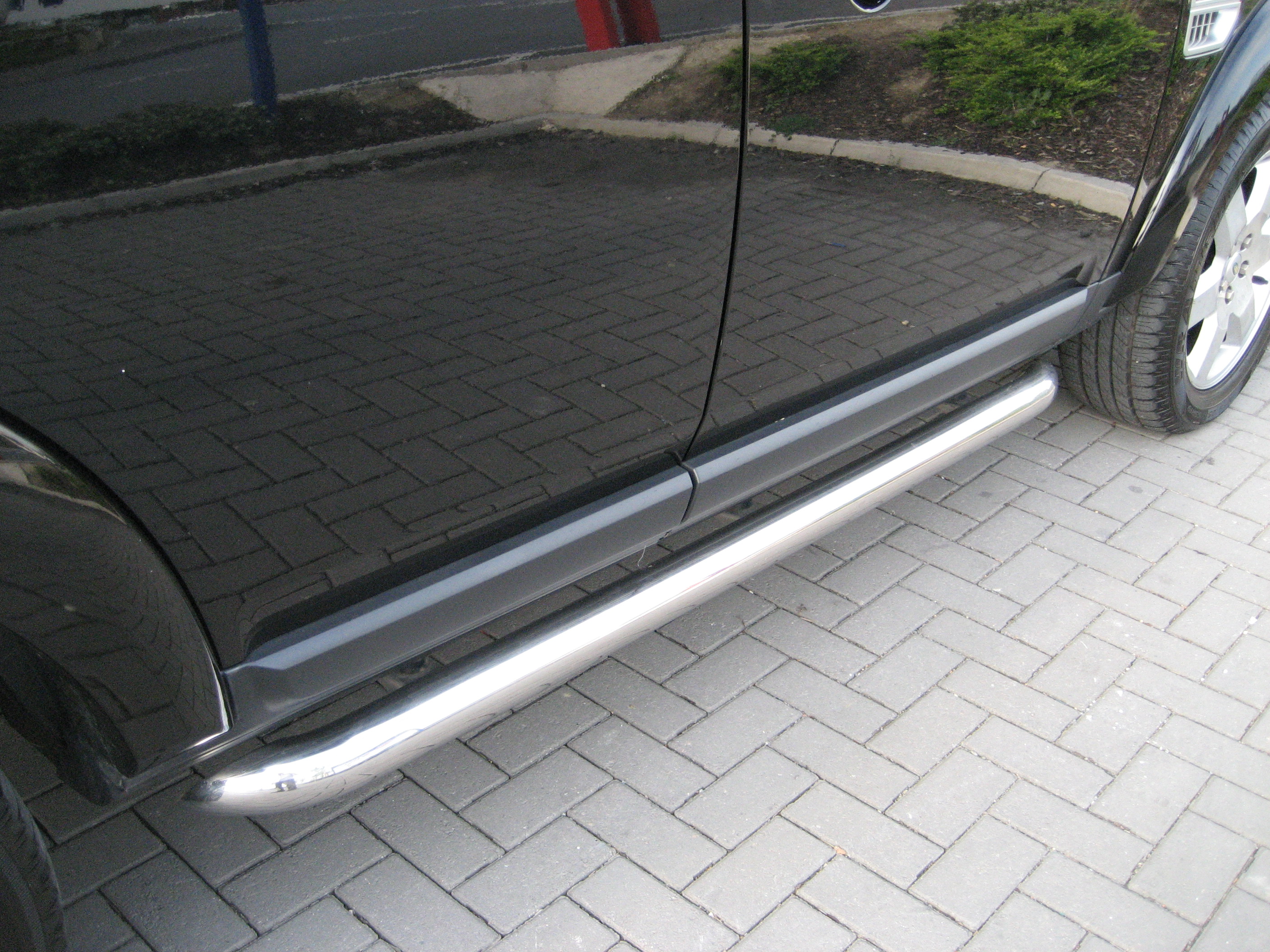 STAINLESS SIDE BARS for Land Rover Discovery 3 & 4 step tube LR3 Disco ...