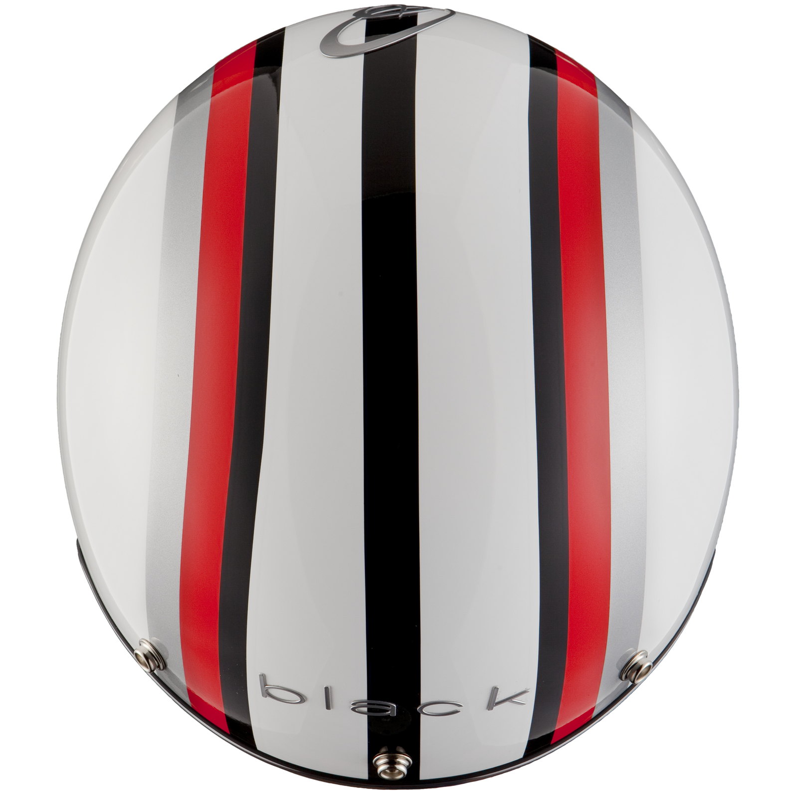 Limited Edition Black Smith Classic Racer Open Face Scooter Motorcycle ...