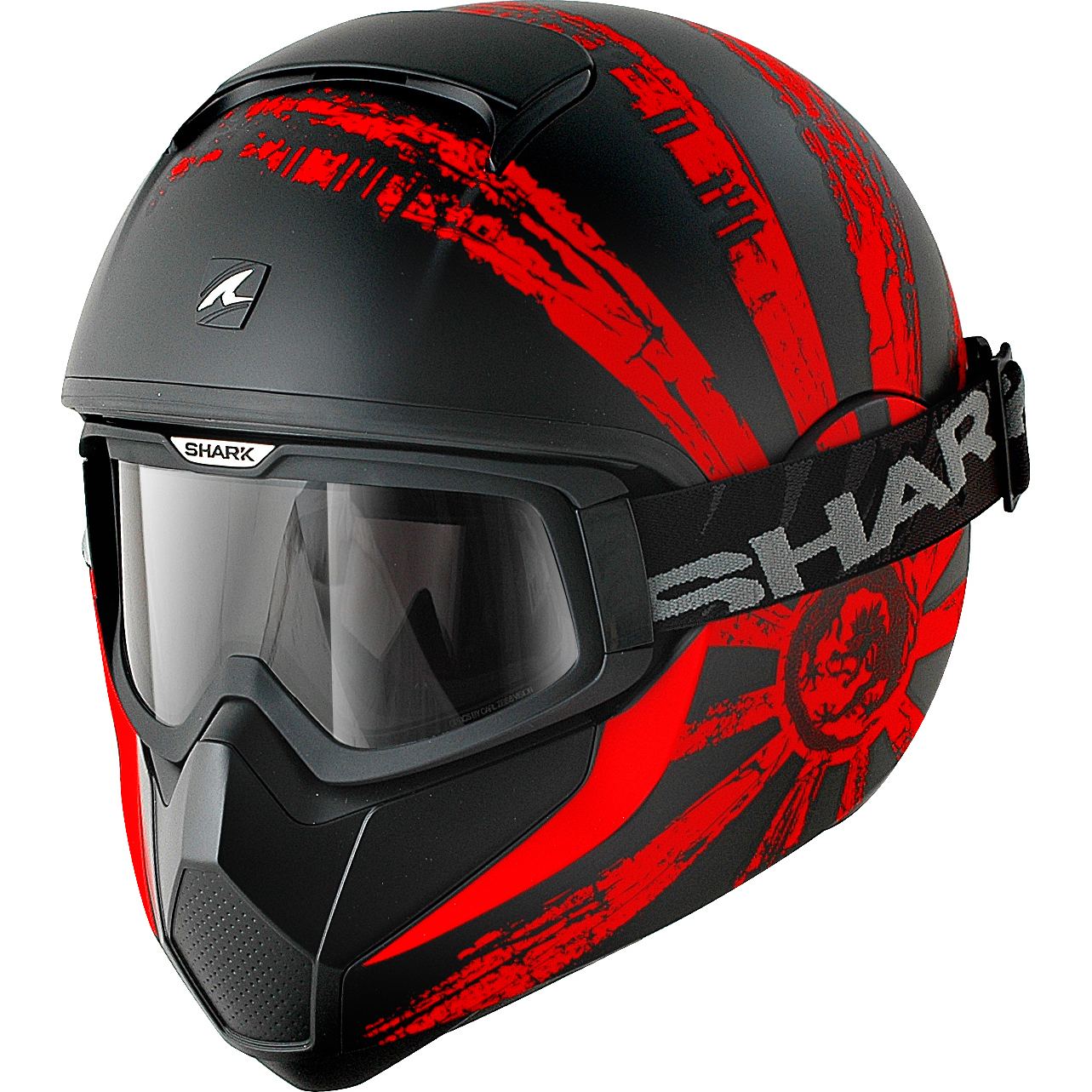 Shark Vancore Ryu Motorcycle Helmet Full Face Goggles Street Urban ...