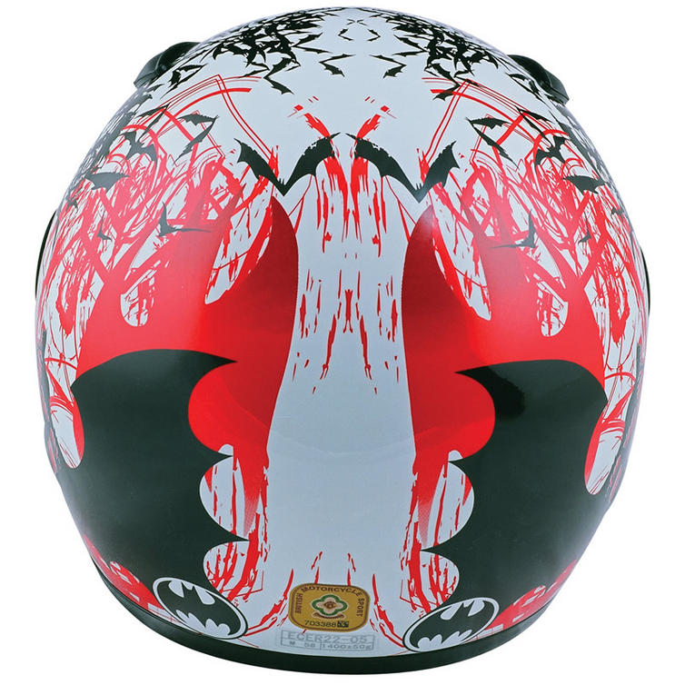 Box BX-2R Batman Blood Motorcycle Helmet - Full Face Helmets ...