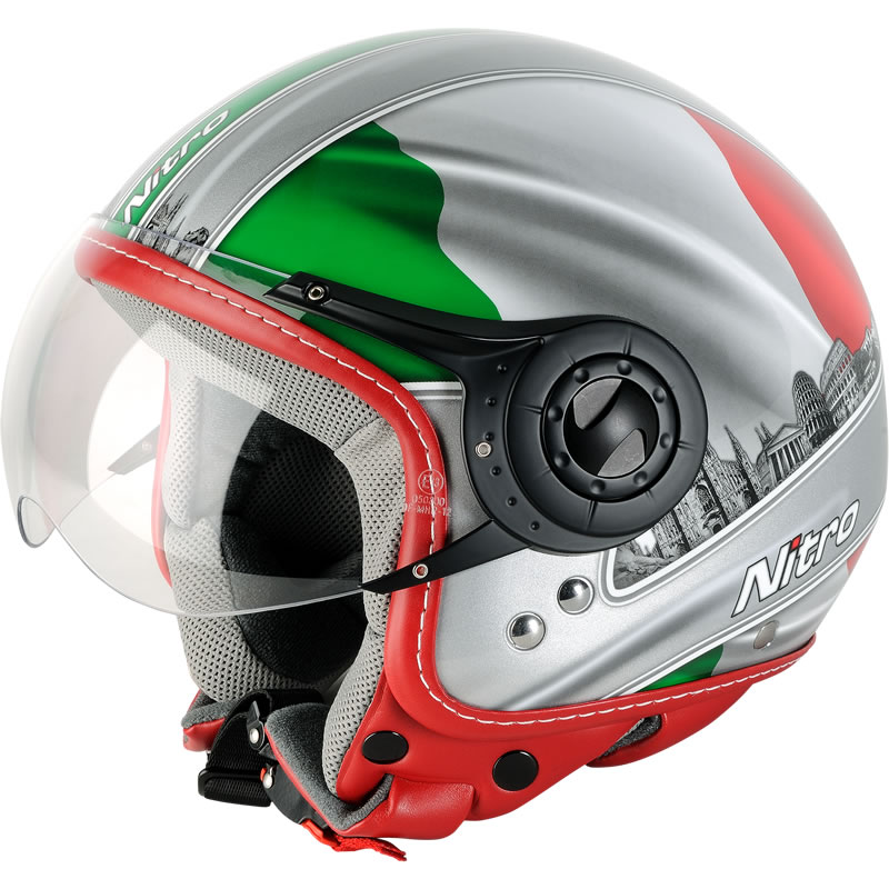 NITRO X548-AV ITALY OPEN FACE COUNTRY MOTORBIKE MOTORCYCLE SCOOTER ...