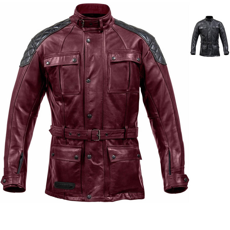 Spada Berliner Leather Motorcycle Jacket - Leather Jackets - Ghostbikes.com