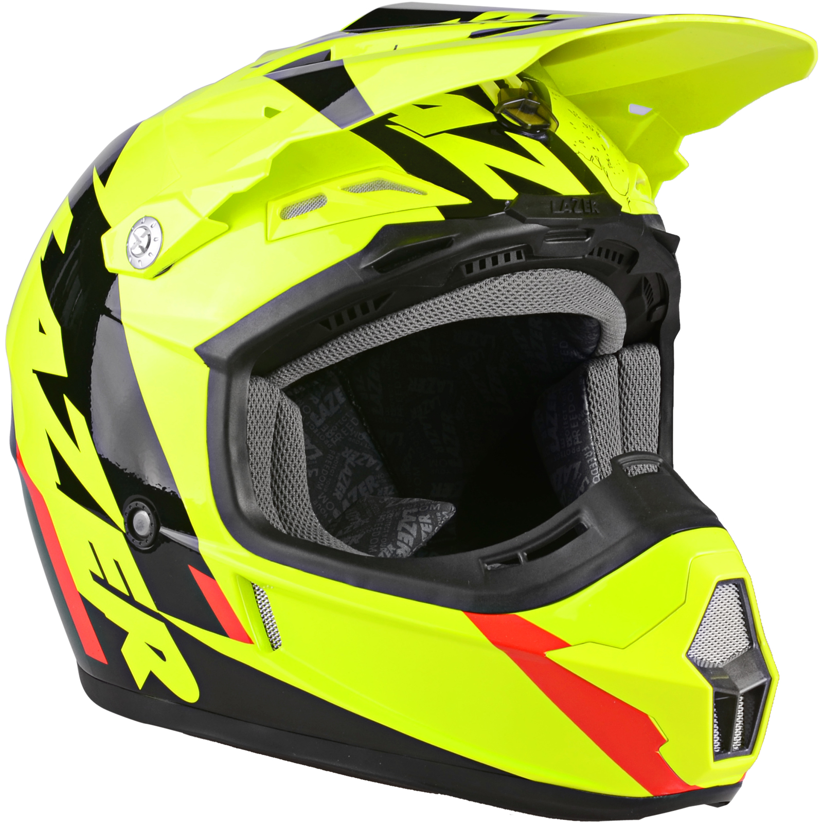 Lazer X7 Whip Motocross Helmet Off Road MX Quad Race Dirt Bike ATV ...
