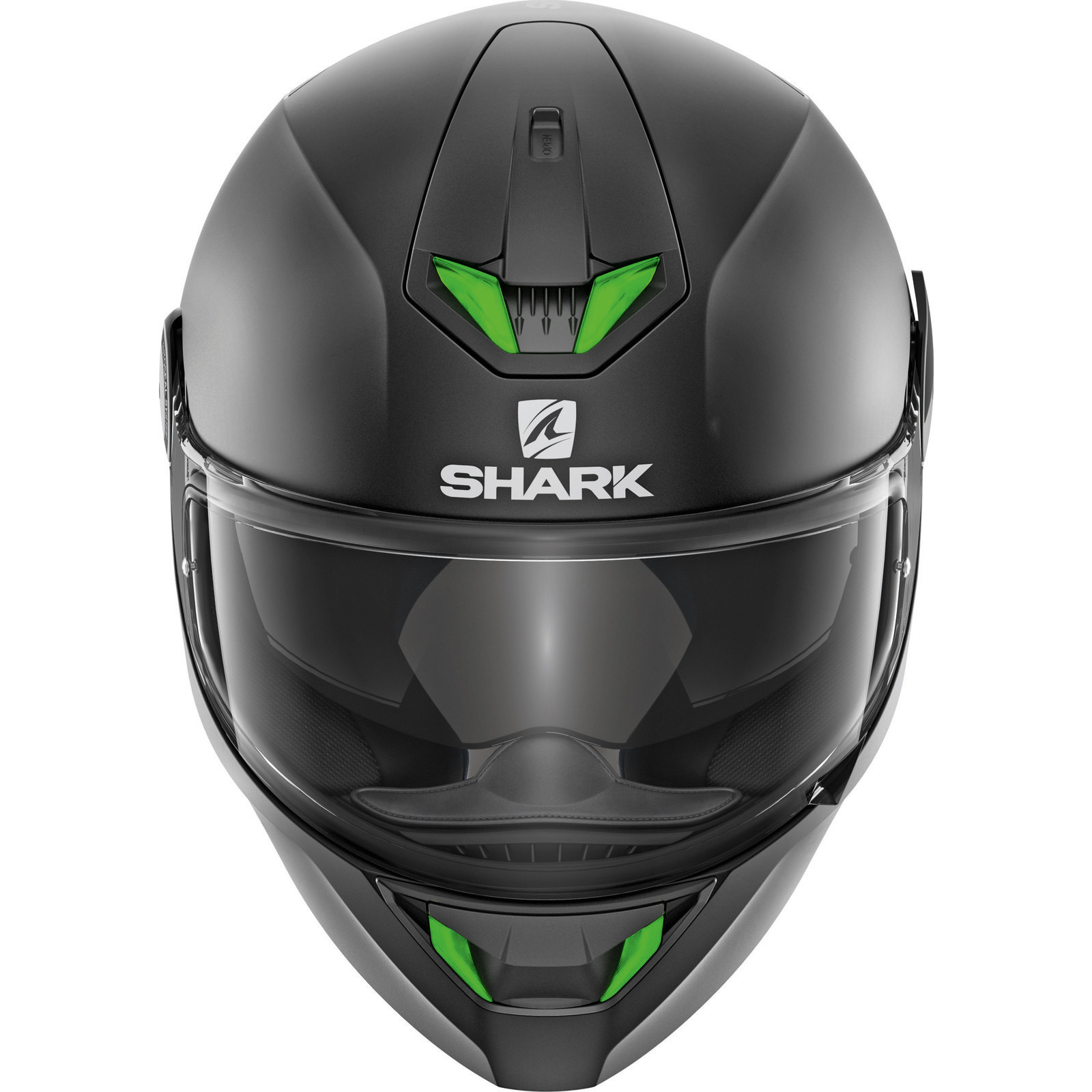 Shark Skwal 2 Blank Solid Matt Black Motorcycle Helmet KMA Full Face 