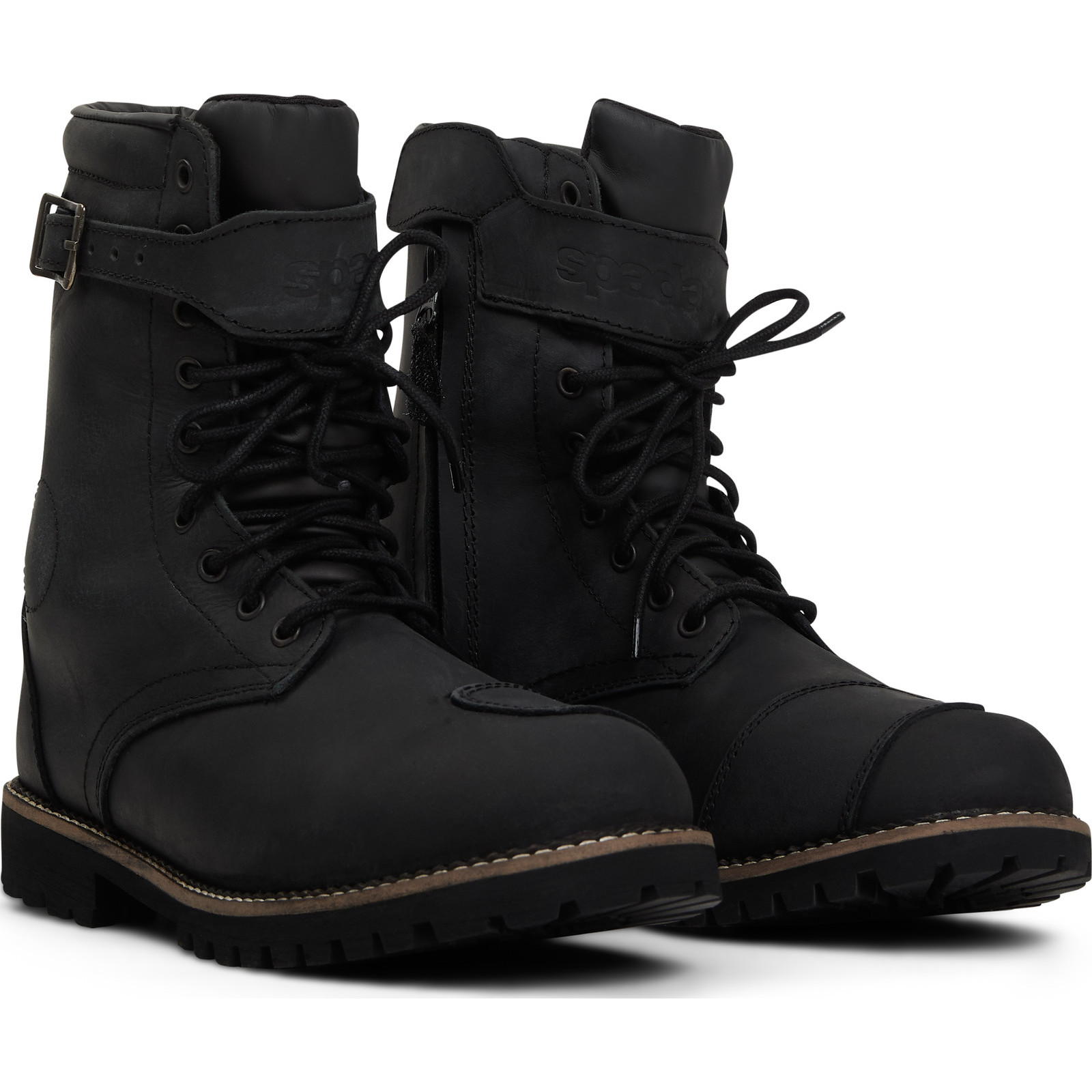 Spada Pilgrim Grande CE Leather Motorcycle Motorbike Touring Boots ...