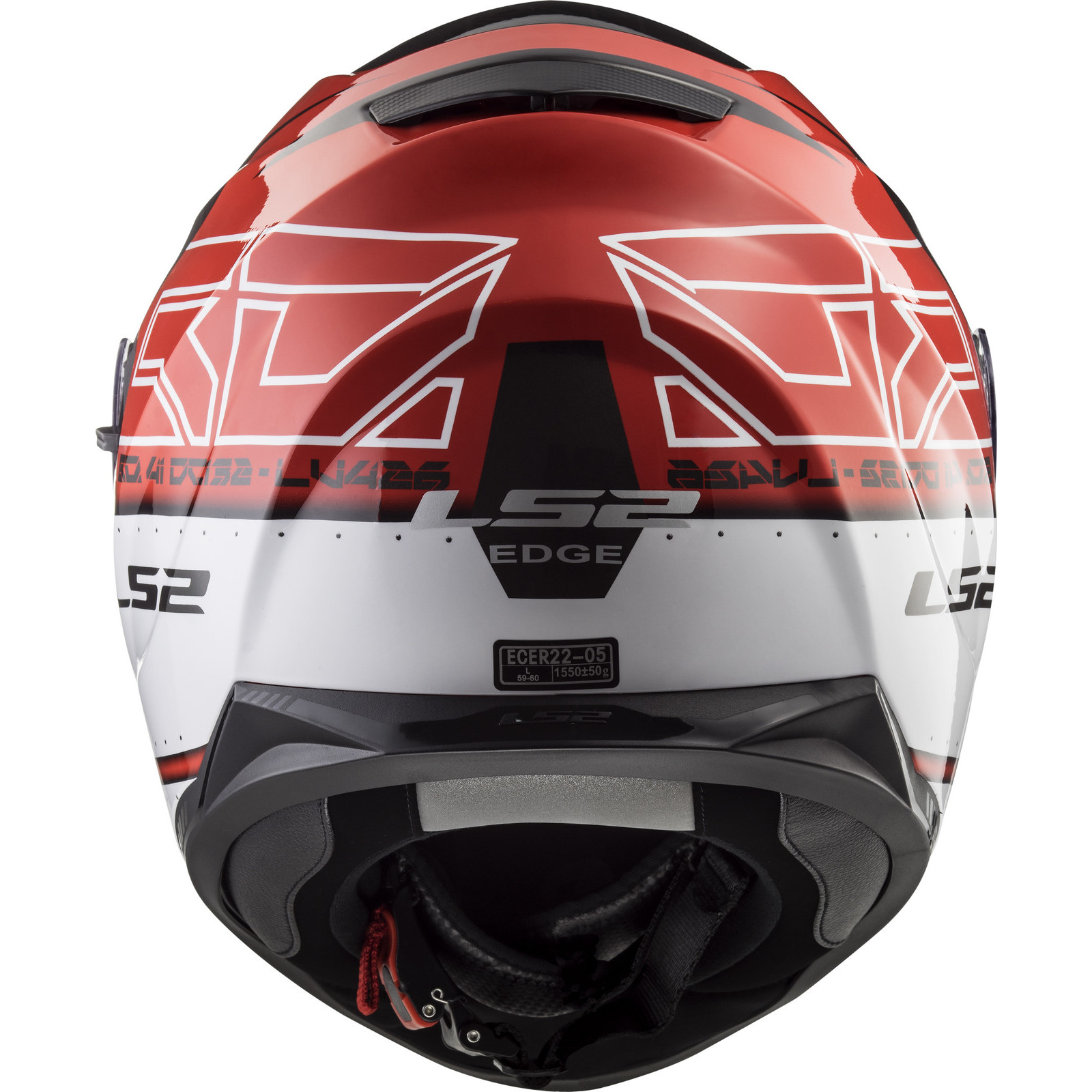LS2 FF320 Stream Evo Kub Red Black Motorcycle Full Face Helmet Vented ...