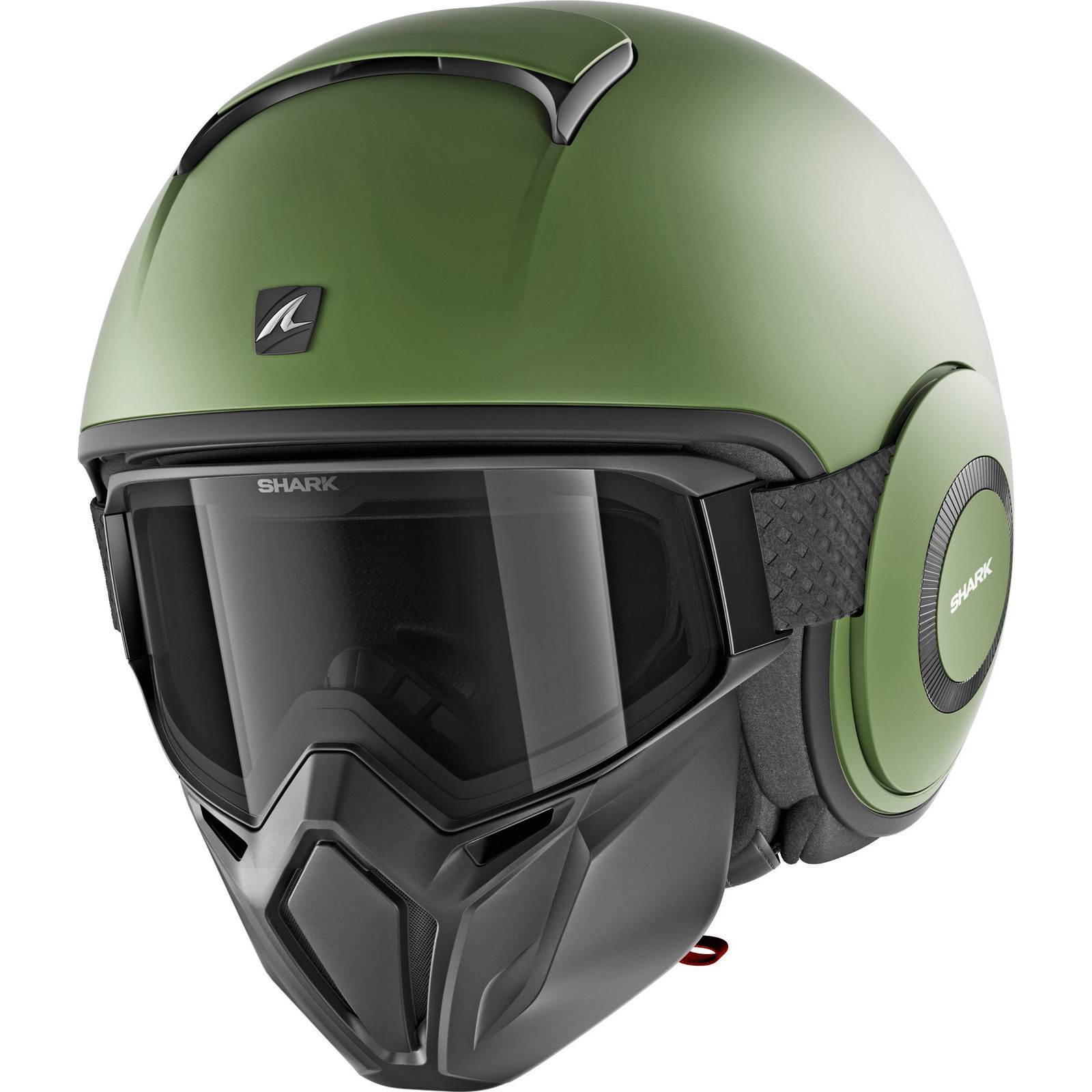 Shark Street-Drak Blank Open Face Motorcycle Helmet - Open Face Helmets ...