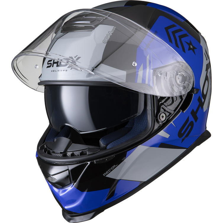 Shox Assault Evo Recoil Motorcycle Helmet - Full Face Helmets ...