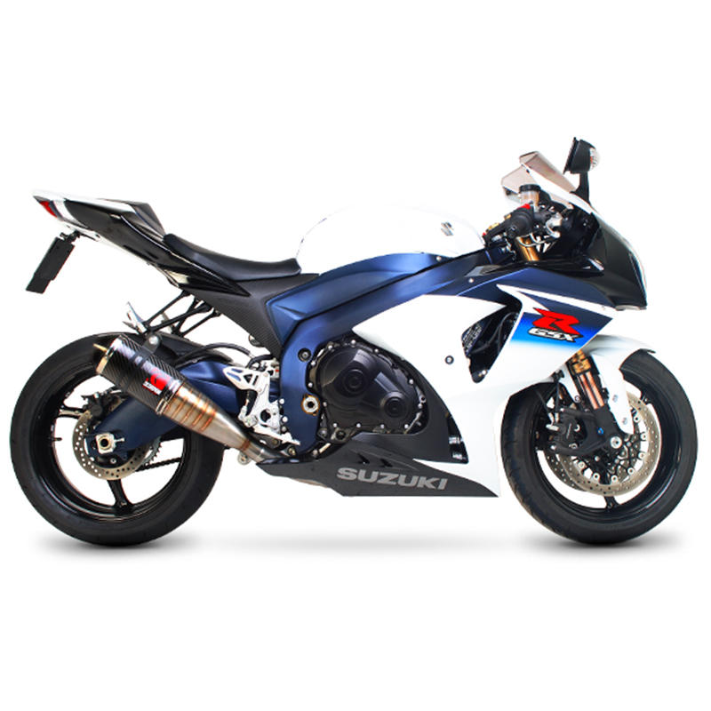 Scorpion Tagma Satin Titanium Extreme Exhaust Carbon Outlet Suzuki GSXR ...