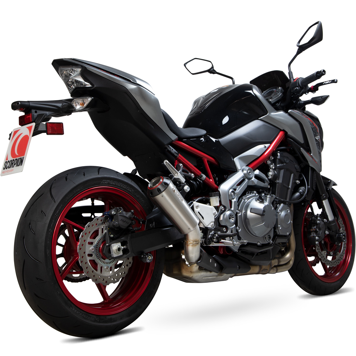 Z900 A2 2017 - 2019///Scorpion Red Power Stainless Steel Exhaust ...