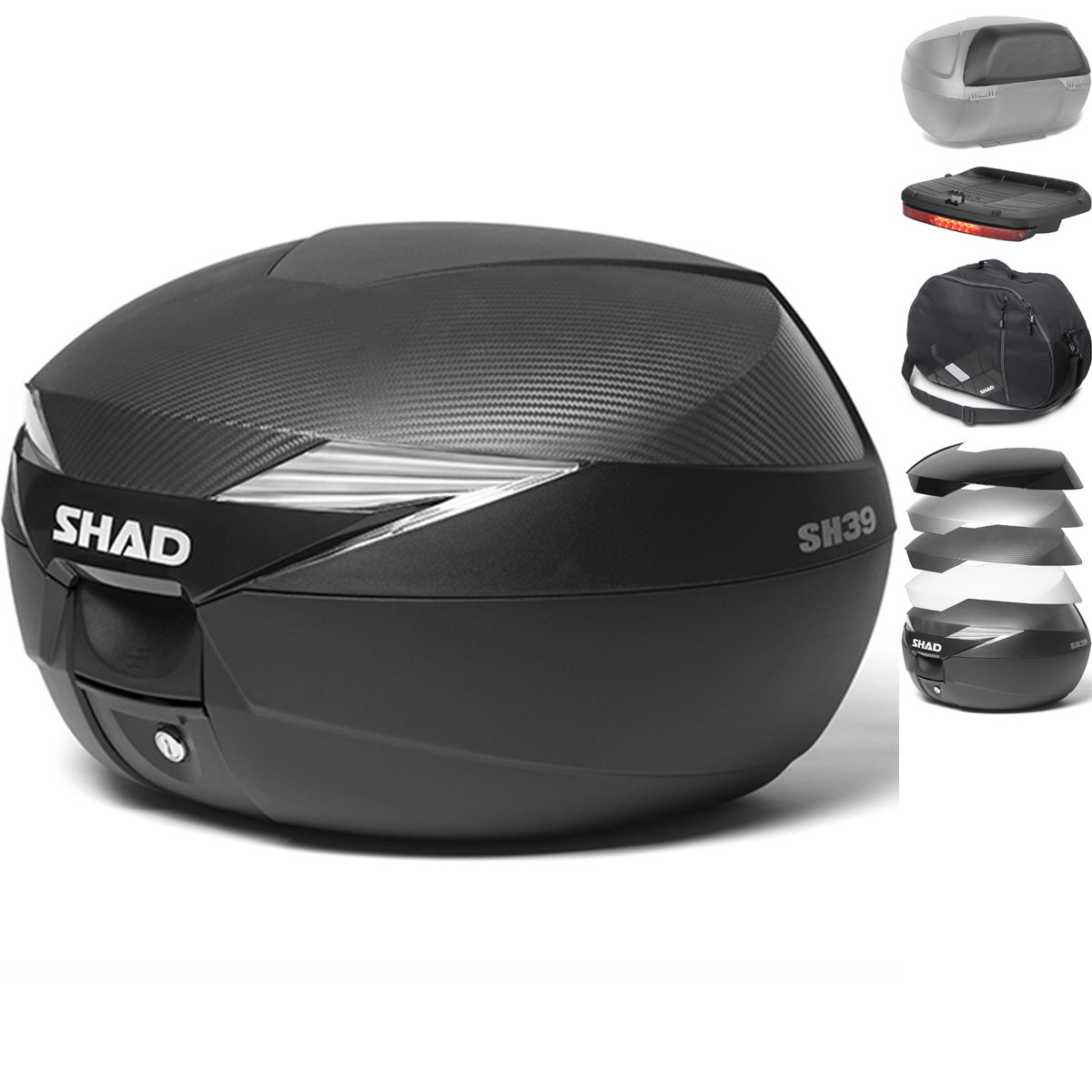 Shad SH39 Top Case 39L Carbon - Top Cases - Ghostbikes.com