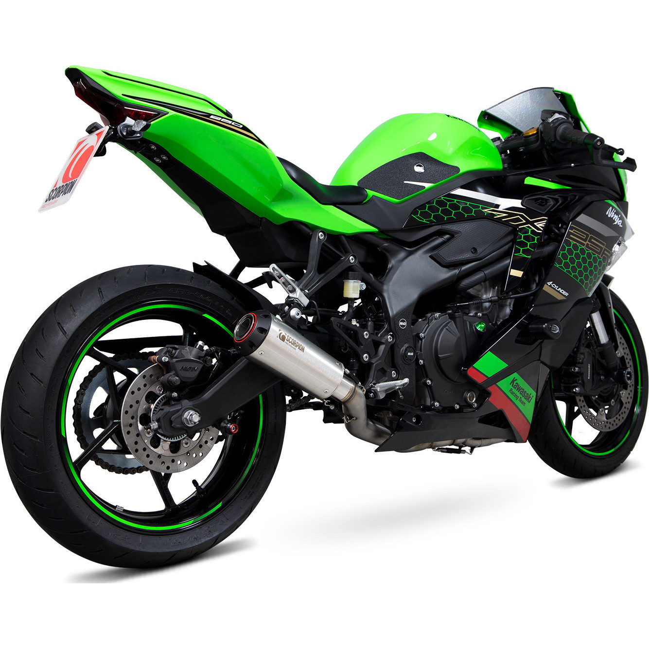 Scorpion Red Power Full System Stainless Exhaust - Kawasaki Ninja ZX ...
