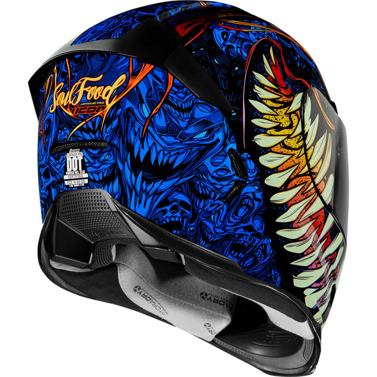 Icon Airframe Pro Soul Food Motorcycle Helmet - Full Face Helmets ...