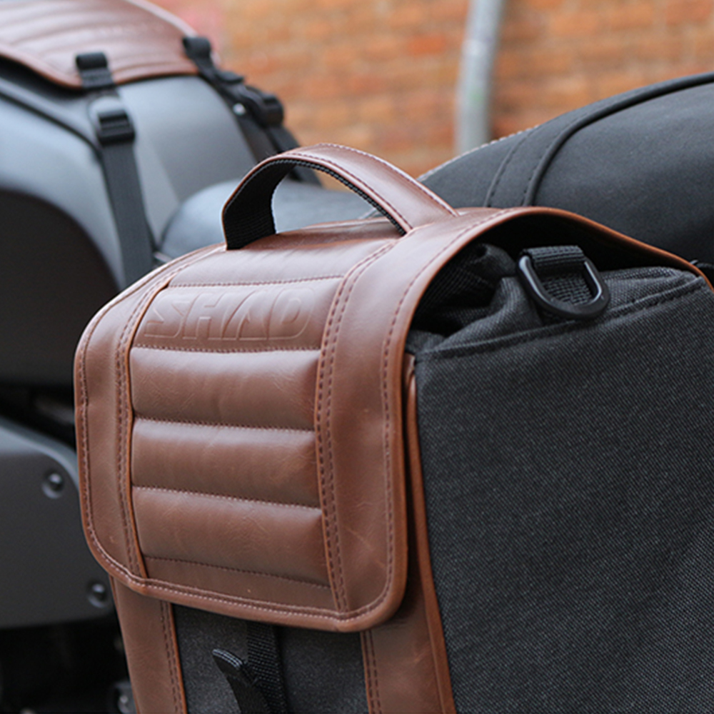 Shad SR38 Cafe Racer Style Motorcycle Side Case Pannier - Panniers ...