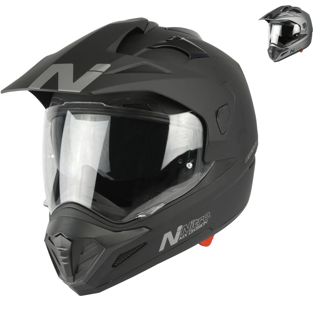 Nitro MX671 DVS Adventure Motorcycle Helmet - Full Face Helmets ...