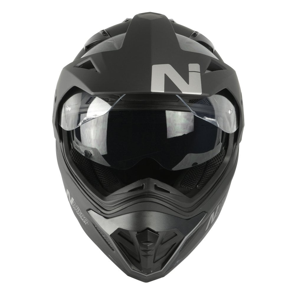 Nitro MX671 DVS Adventure Motorcycle Helmet Dual Sport Off Road Urban ...