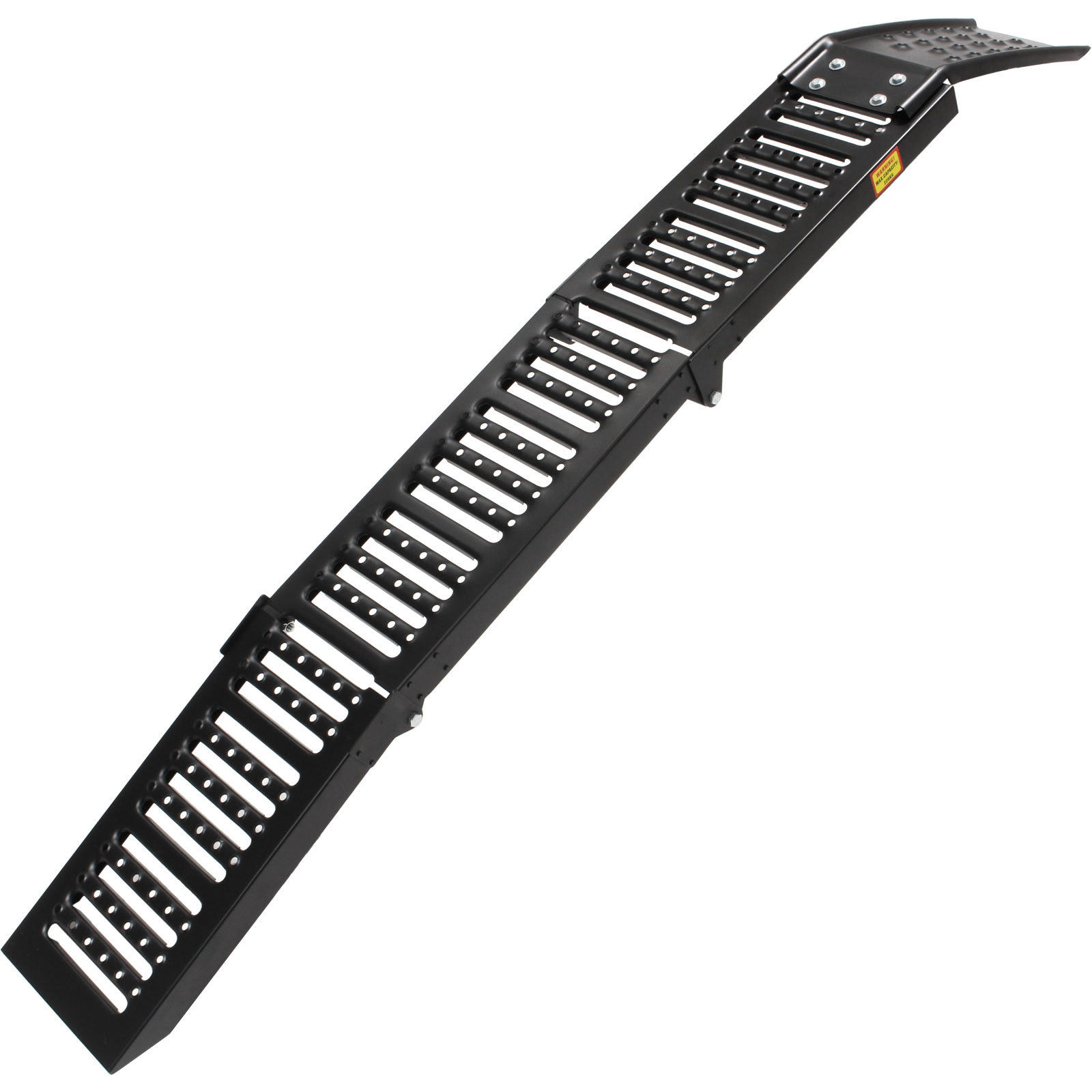 Black Pro Range (B5389) Tri-Fold Steel Motorcycle Loading Ramp Black ...
