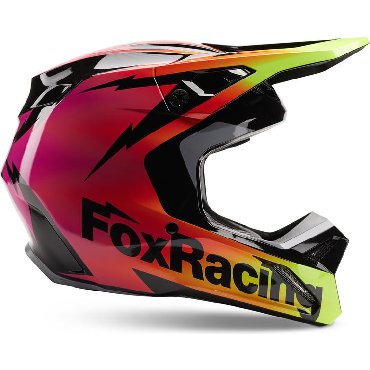 Fox Racing 2023 V1 Statk Motocross Helmet - Helmets - Ghostbikes.com