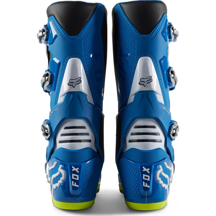 Fox Racing Motion Blue Yellow Motocross Boots - New Arrivals ...