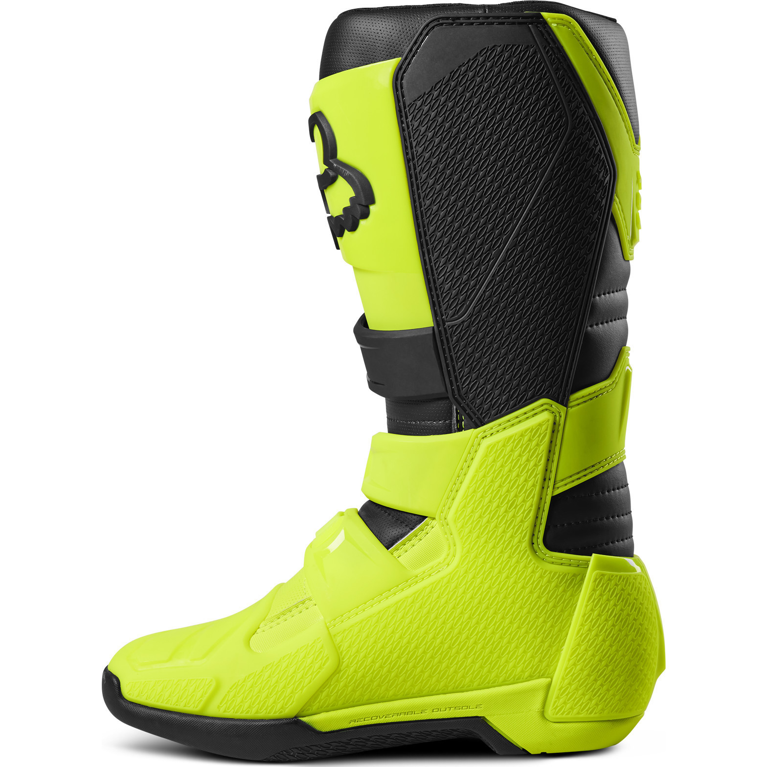 Fox Racing 2023 Comp Flo Yellow Motocross Boots - Boots - Ghostbikes.com