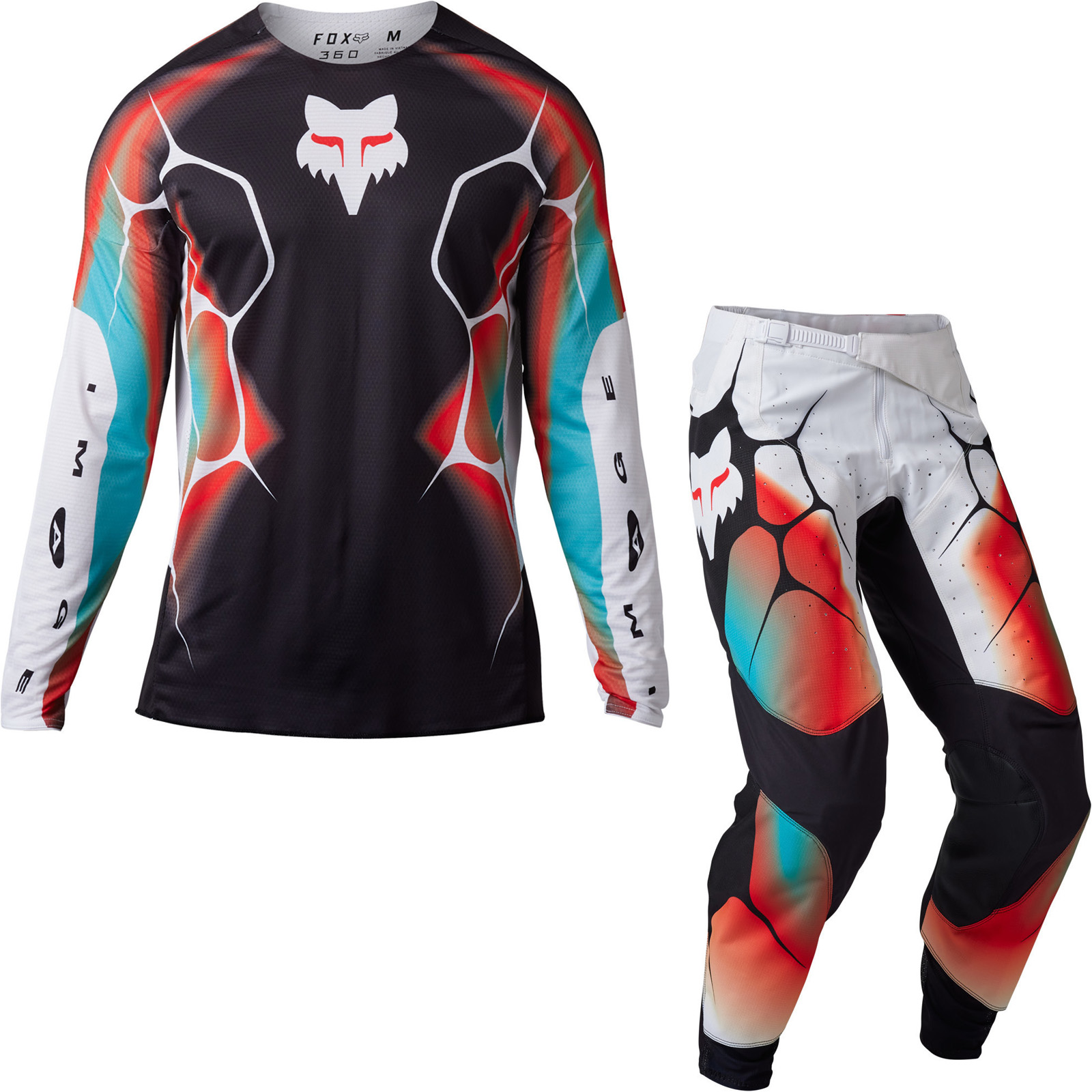 Fox Racing 2023 360 Syz Motocross Jersey & Pants Black White Kit - Kits ...