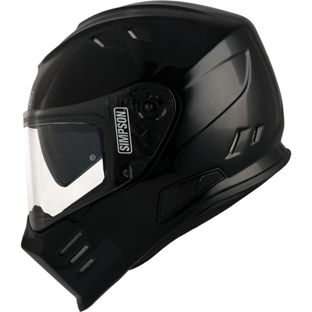 Simpson Venom Solid Motorcycle Helmet - Full Face Helmets - Ghostbikes.com