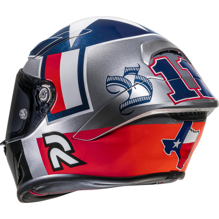HJC RPHA 1 Ben Spies Silverstar Motorcycle Helmet - Full Face Helmets ...