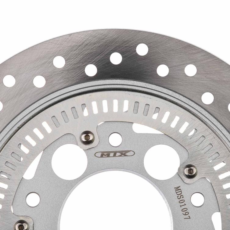 MTX Performance Rear Solid Round Brake Disc - Honda VFR800F 2014-18 ...
