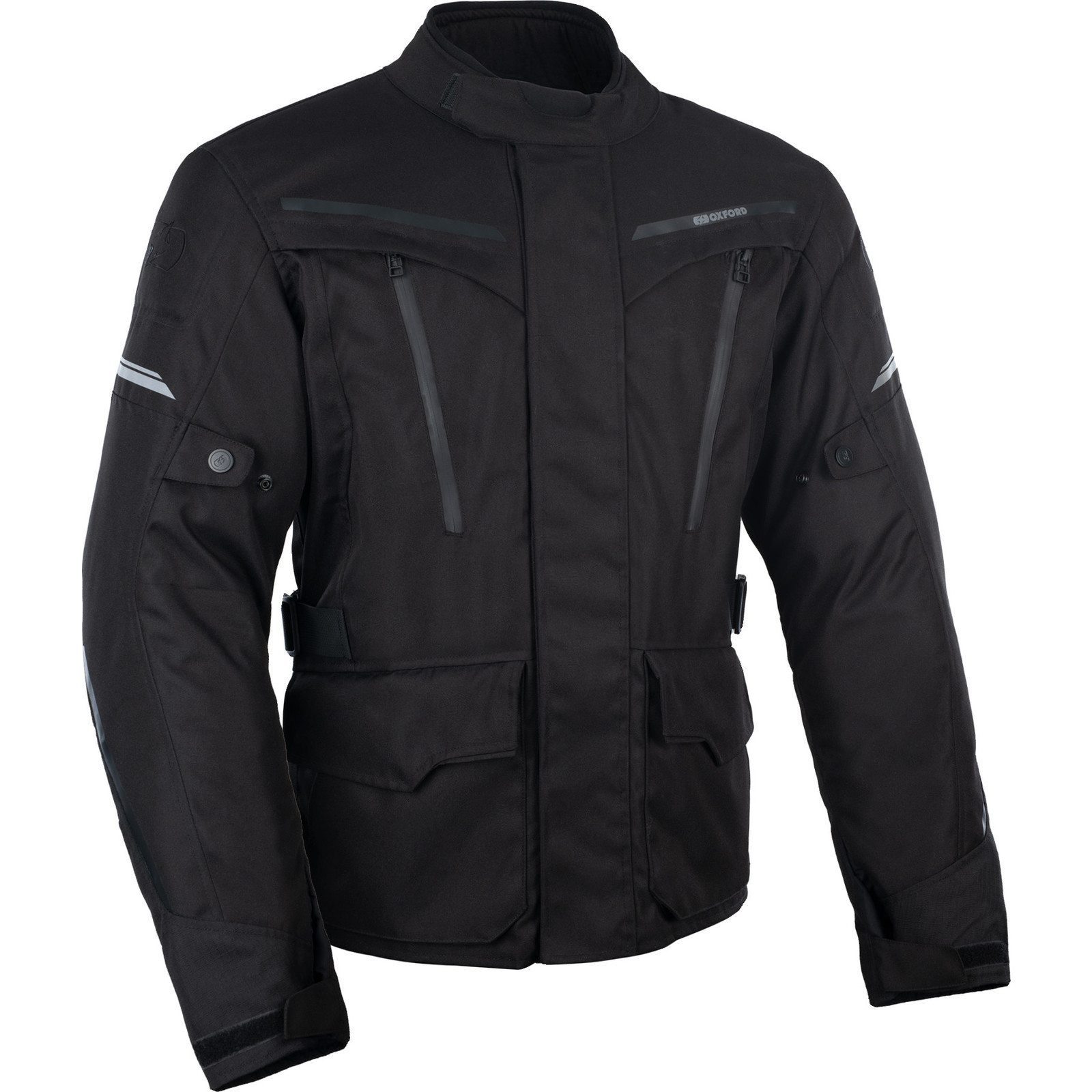 Oxford Metro 2.0 Motorcycle Jacket & Trousers Stealth Black Kit - New ...