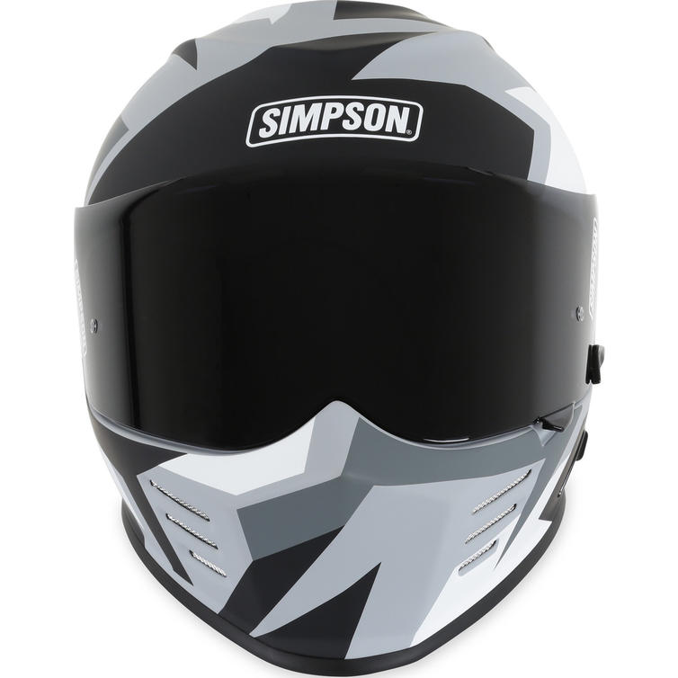 Simpson Venom Have Blue Motorcycle Helmet & Visor - Full Face Helmets ...
