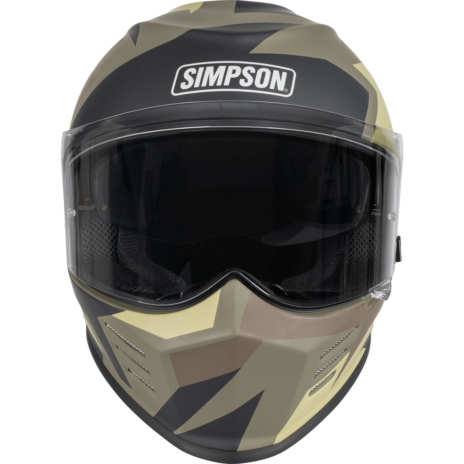 Simpson Venom Comanche Motorcycle Helmet & Visor - Full Face Helmets ...