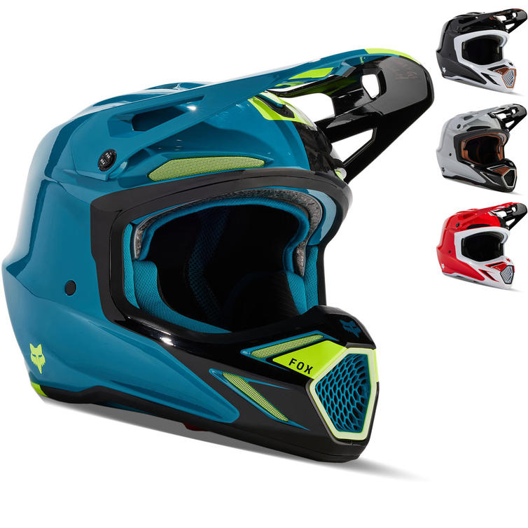 Fox Racing 2024 V3 RS Optical Motocross Helmet - Helmets - Ghostbikes.com
