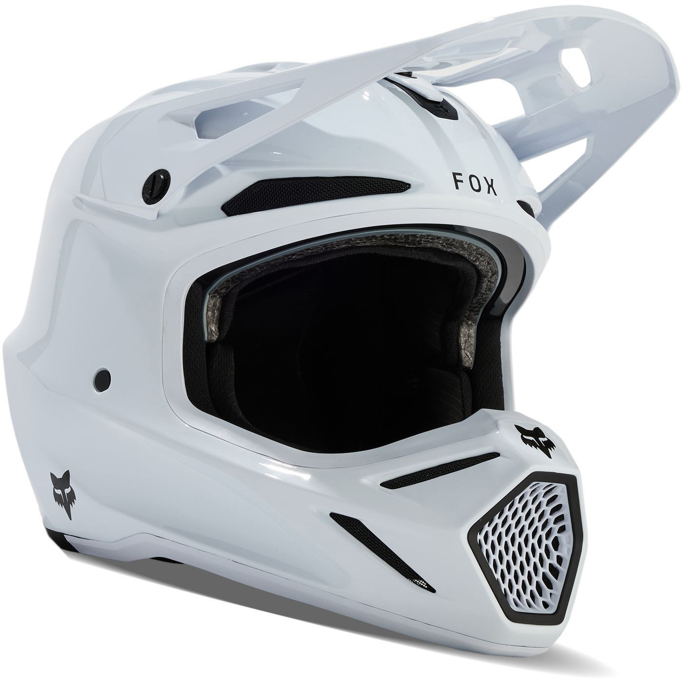 Fox Racing 2024 V3 RS Carbon Solid Motocross Helmet - Helmets - Ghostbikes.com