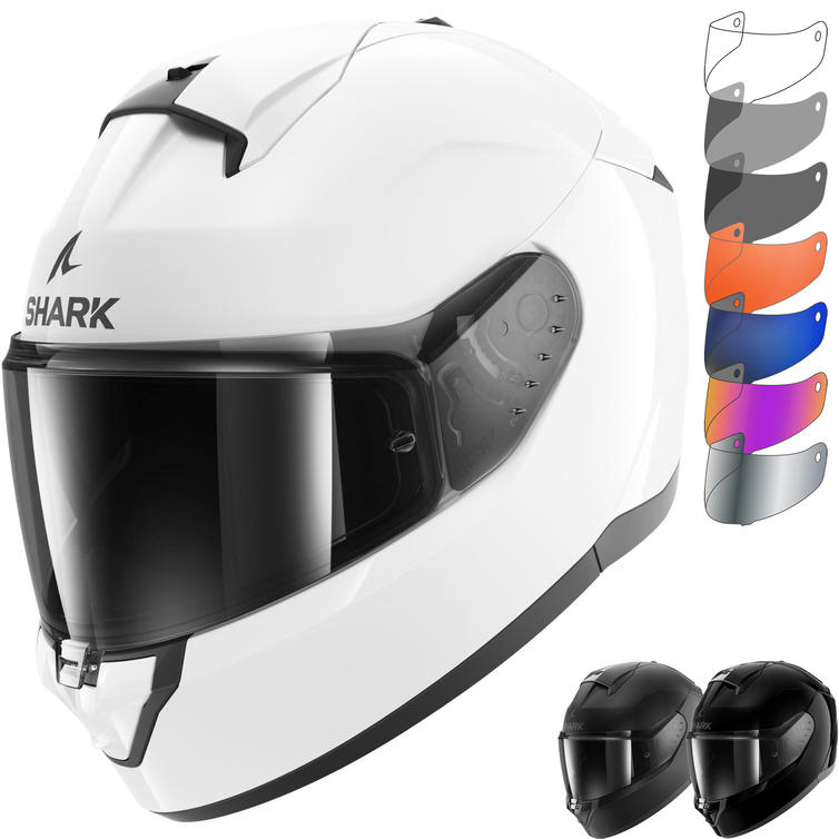 Shark Ridill 2 Blank Motorcycle Helmet & Visor - New Arrivals ...