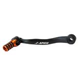 Orange//Apico Elite Gear Pedal - KTM SX/EXC/TPI 250/300 2017-22 - Black ...