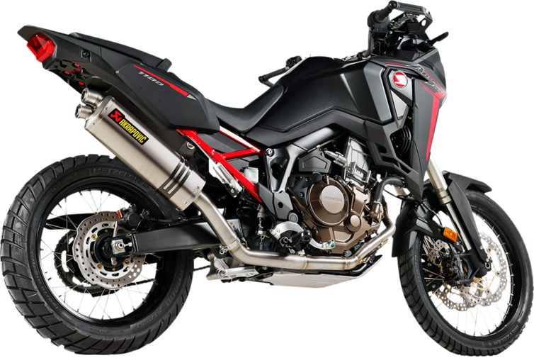 Akrapovic Racing Line Exhaust System - Honda CRF1100 L 2020-2023 - Full ...